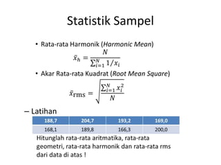 Metode statistika | PPT