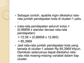 Metode statistik multivariat | PPTX