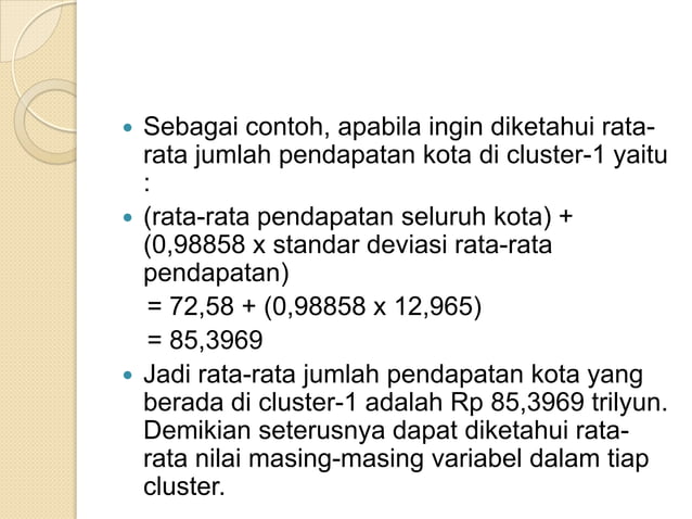 Metode statistik multivariat | PPTX