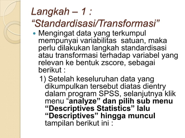 Metode statistik multivariat | PPTX