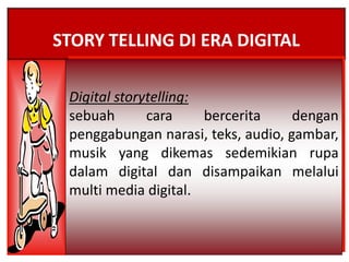 Metode Story Telling & Learning Story dalam Pembelajaran di TK | PDF