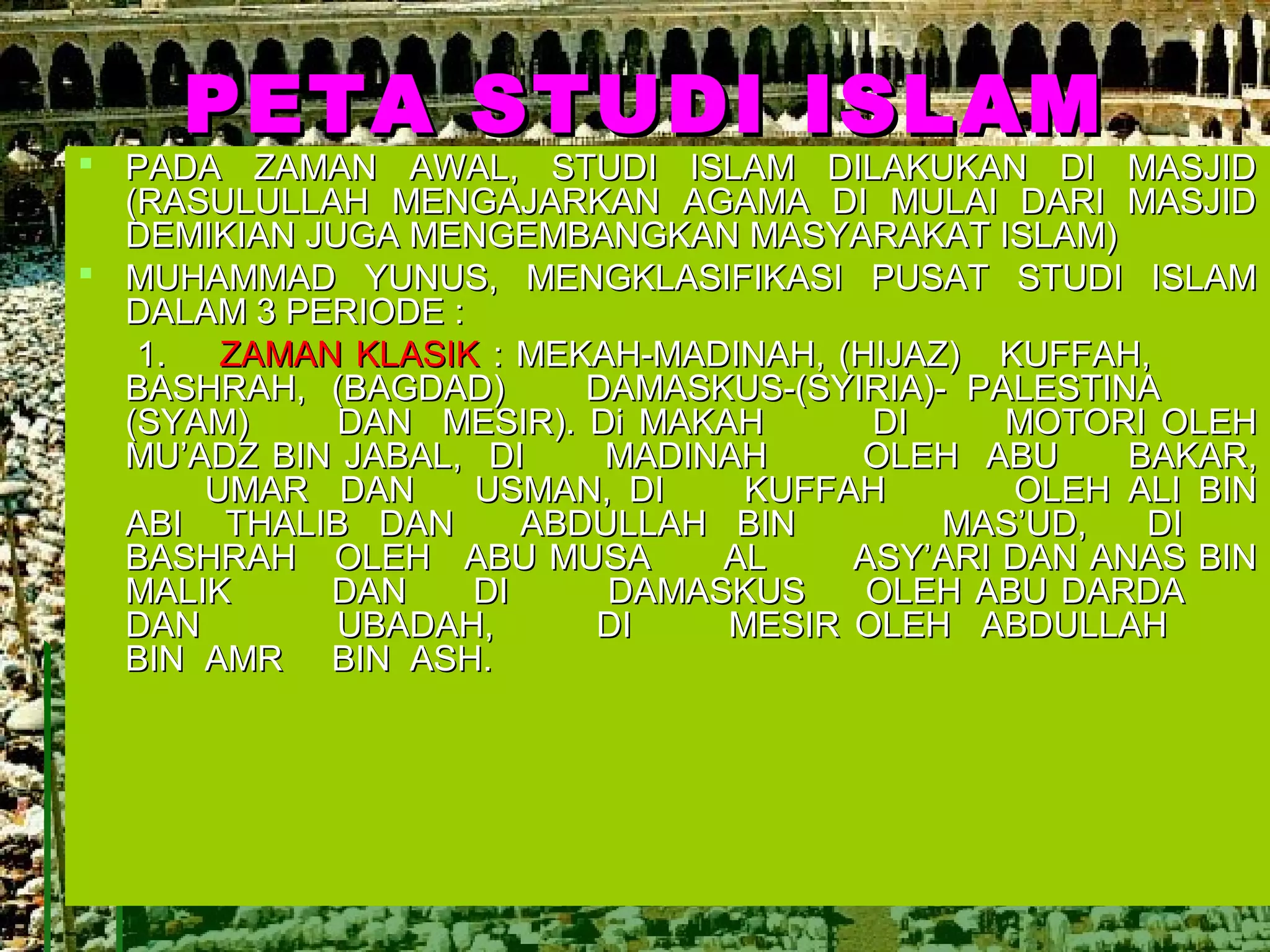 Metode studi islam | PPT