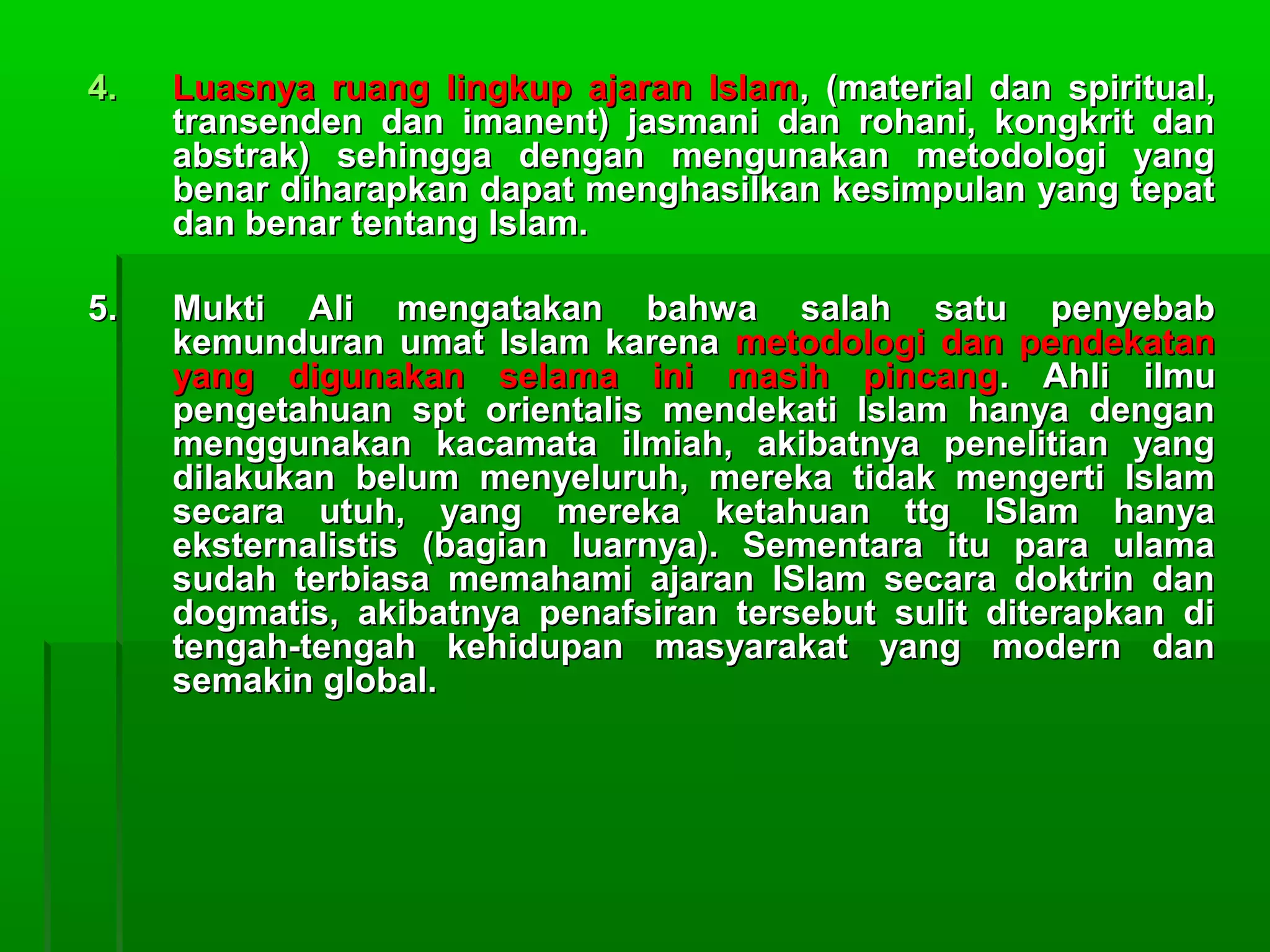 Metode studi islam | PPT