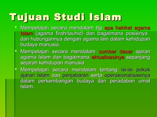 Metode studi islam | PPT