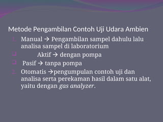 METODE TEKNIK SAMPLING UDARA(TM 6&7).ppt
