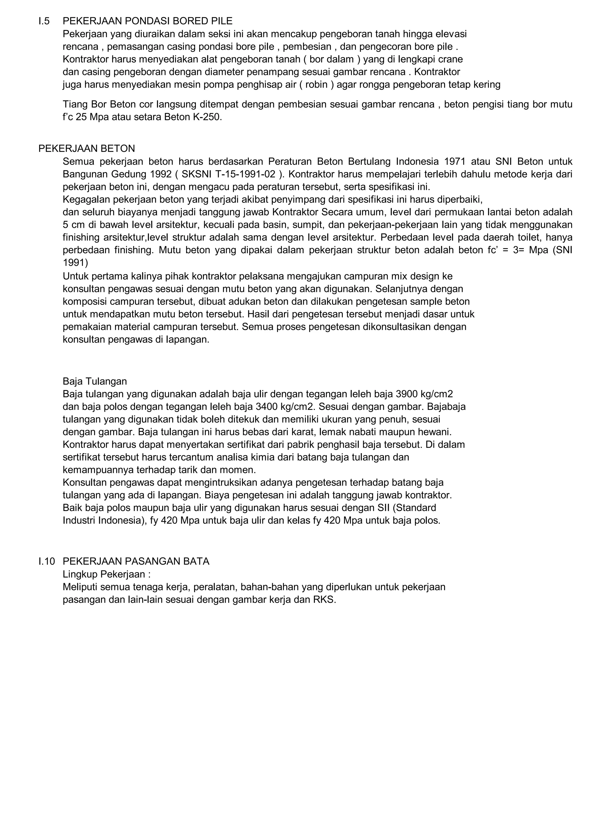 Metode teknis dan flow chart of work | PDF