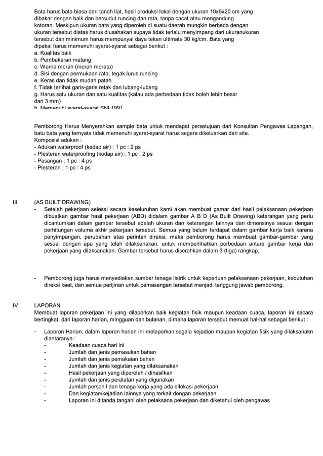 Metode teknis dan flow chart of work | PDF