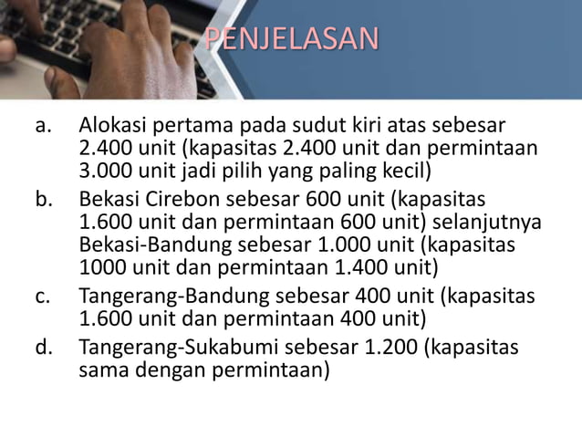 METODE TRANSPORTASI NORTH WEST CORNERWC.pptx