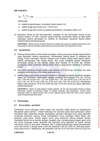 Metode uji cbr laboratorium | PDF