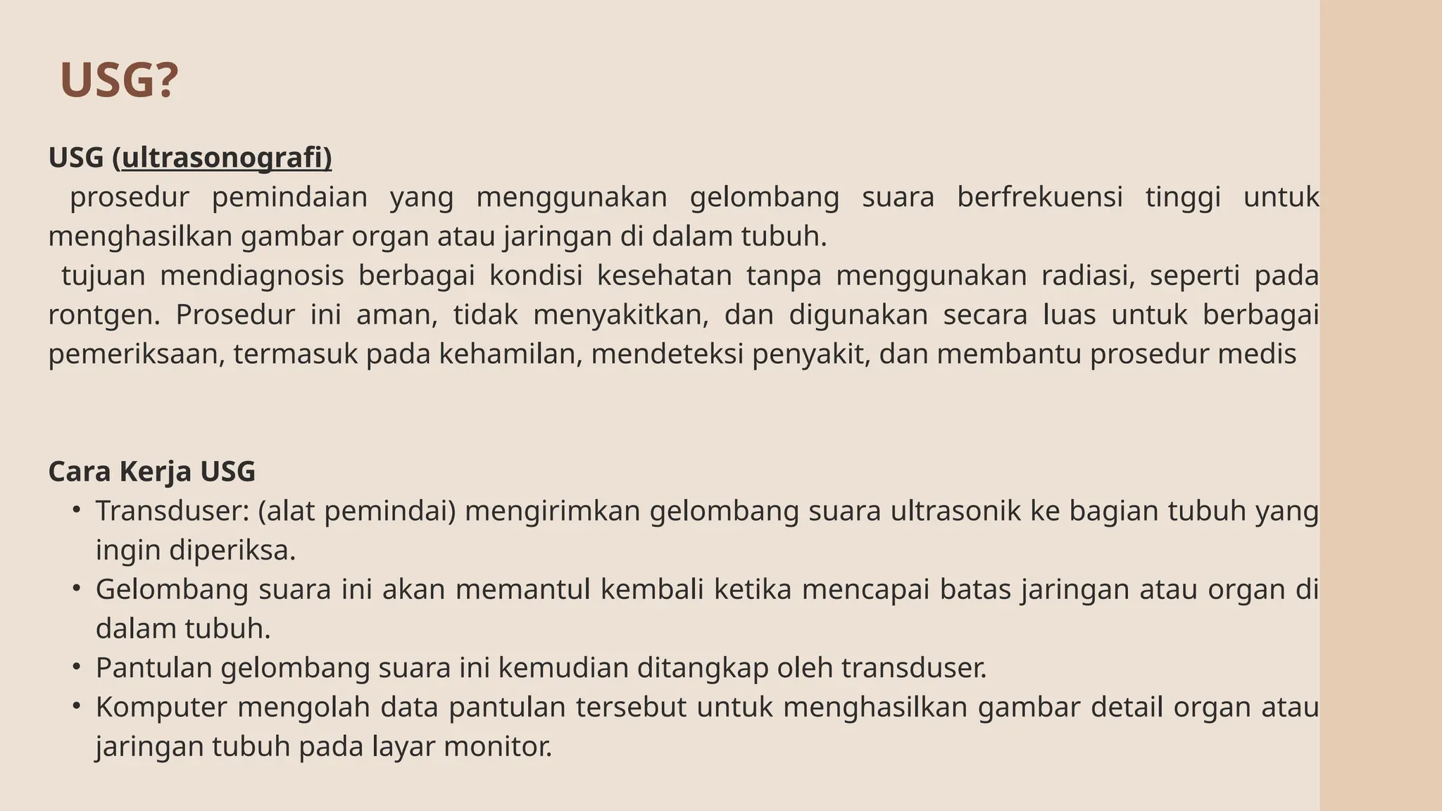 Metode usg yang membahas mengenai jenis-jenis metode pada pemeriksaan ...