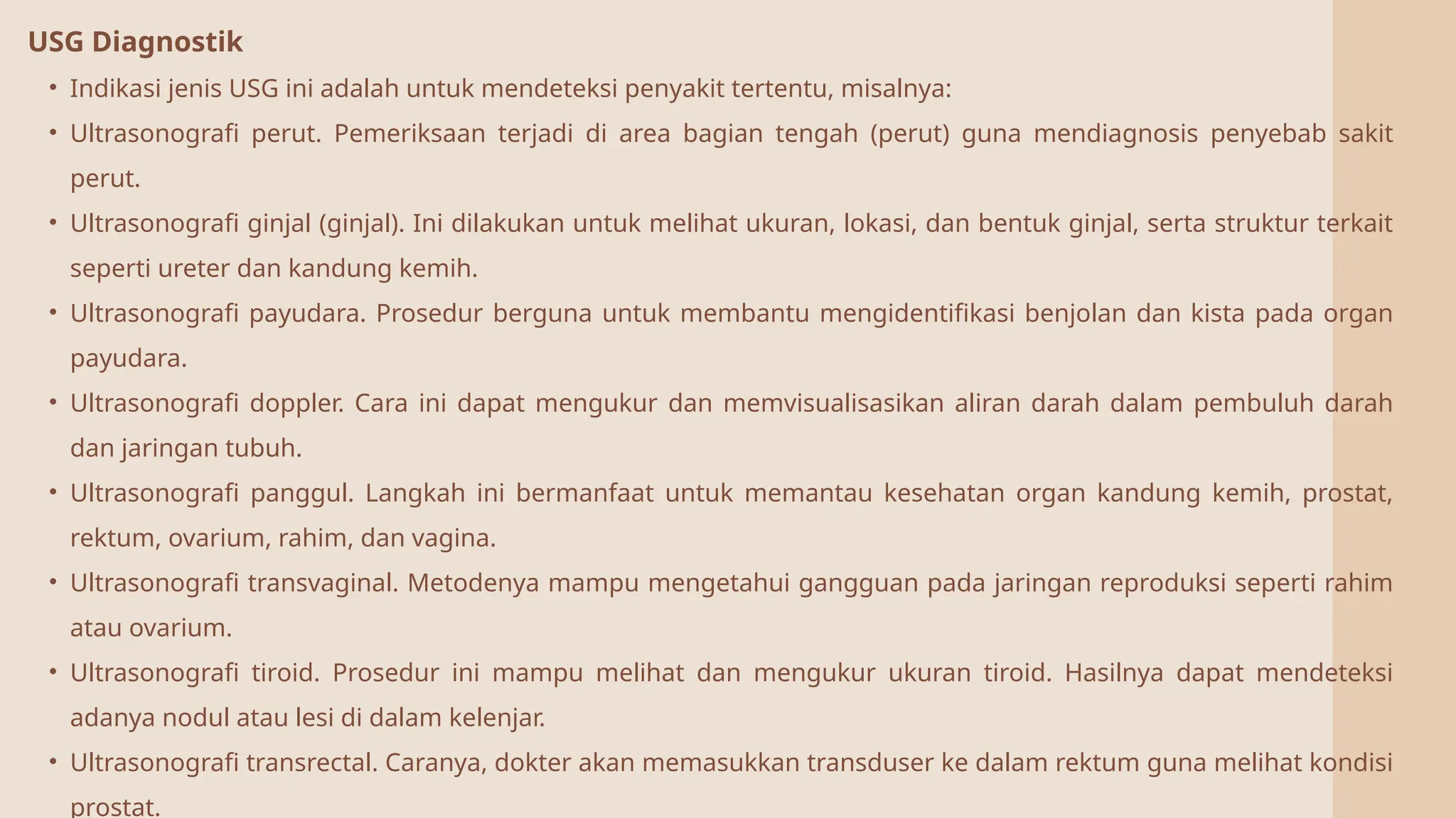 Metode usg yang membahas mengenai jenis-jenis metode pada pemeriksaan ...
