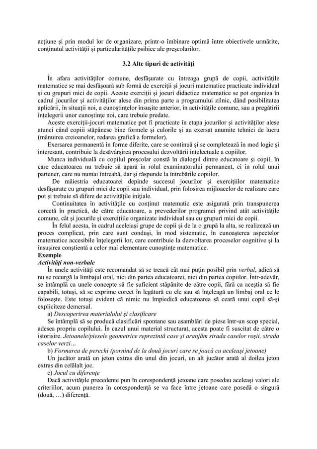 Metodica activitatilor matematice_in_gradinita (1) | PDF