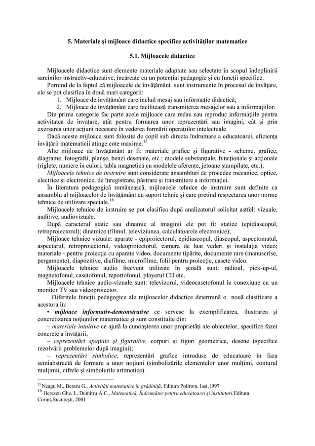 Metodica activitatilor matematice_in_gradinita (1) | PDF