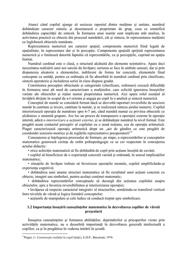 Metodica activitatilor matematice_in_gradinita (1) | PDF