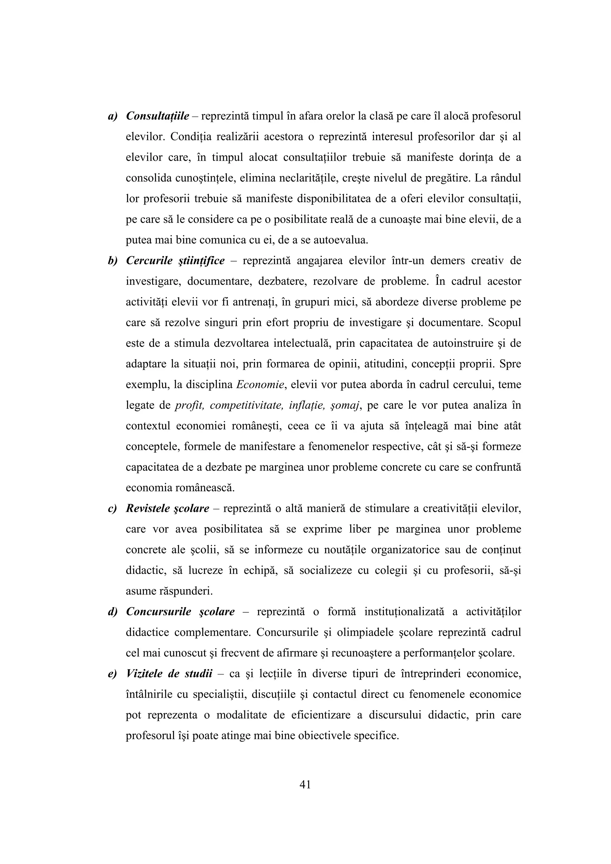 Metodica predarii stiintelor economice | PDF