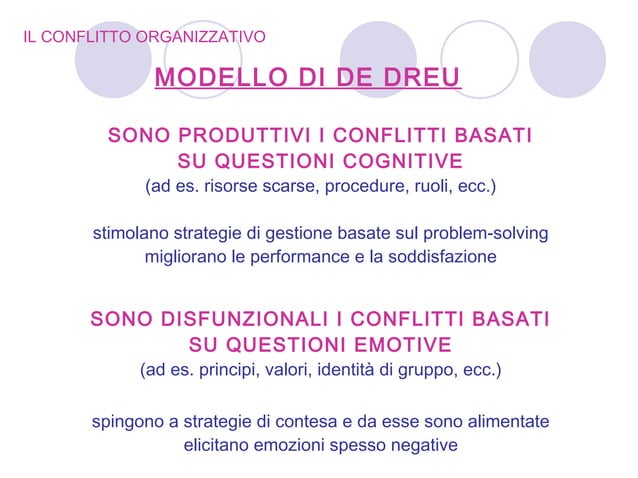 Metodi di gestione del conflitto nei gruppi di lavoro | PPT