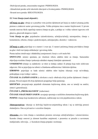 Metodika hj skripta | PDF