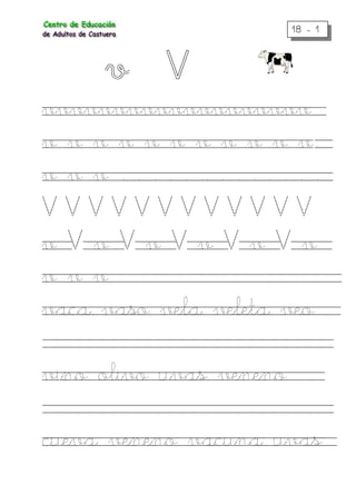 Metodo de-lectoescritura-letra-v | PDF