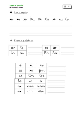 Metodo de-lectoescritura-letra-x | PDF