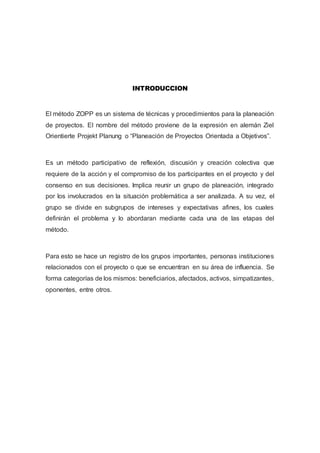 Metodo zopp | DOCX