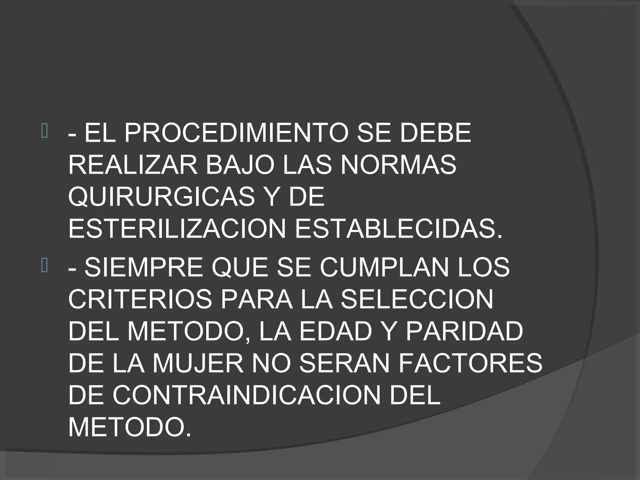 Metodo anticonceptivo otb