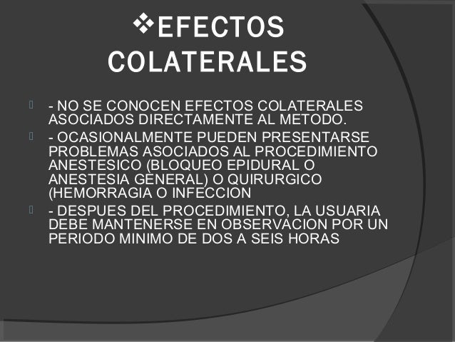 Metodo anticonceptivo otb