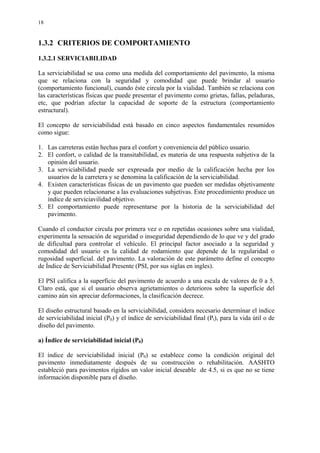 Método AASHTO 1993 Pavimento Rígido | PDF