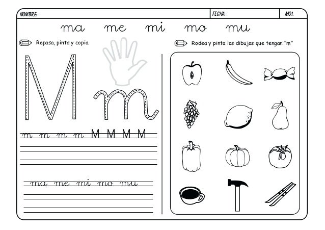 Imagenes de la m con dibujos que empiecen con m - Imagui