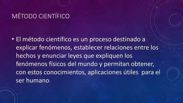 Metodo centifico | PPTX | Science
