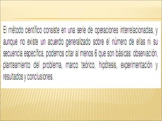 Metodo Cientifico | PPT