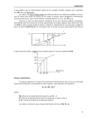 Metodo de aforo | PDF