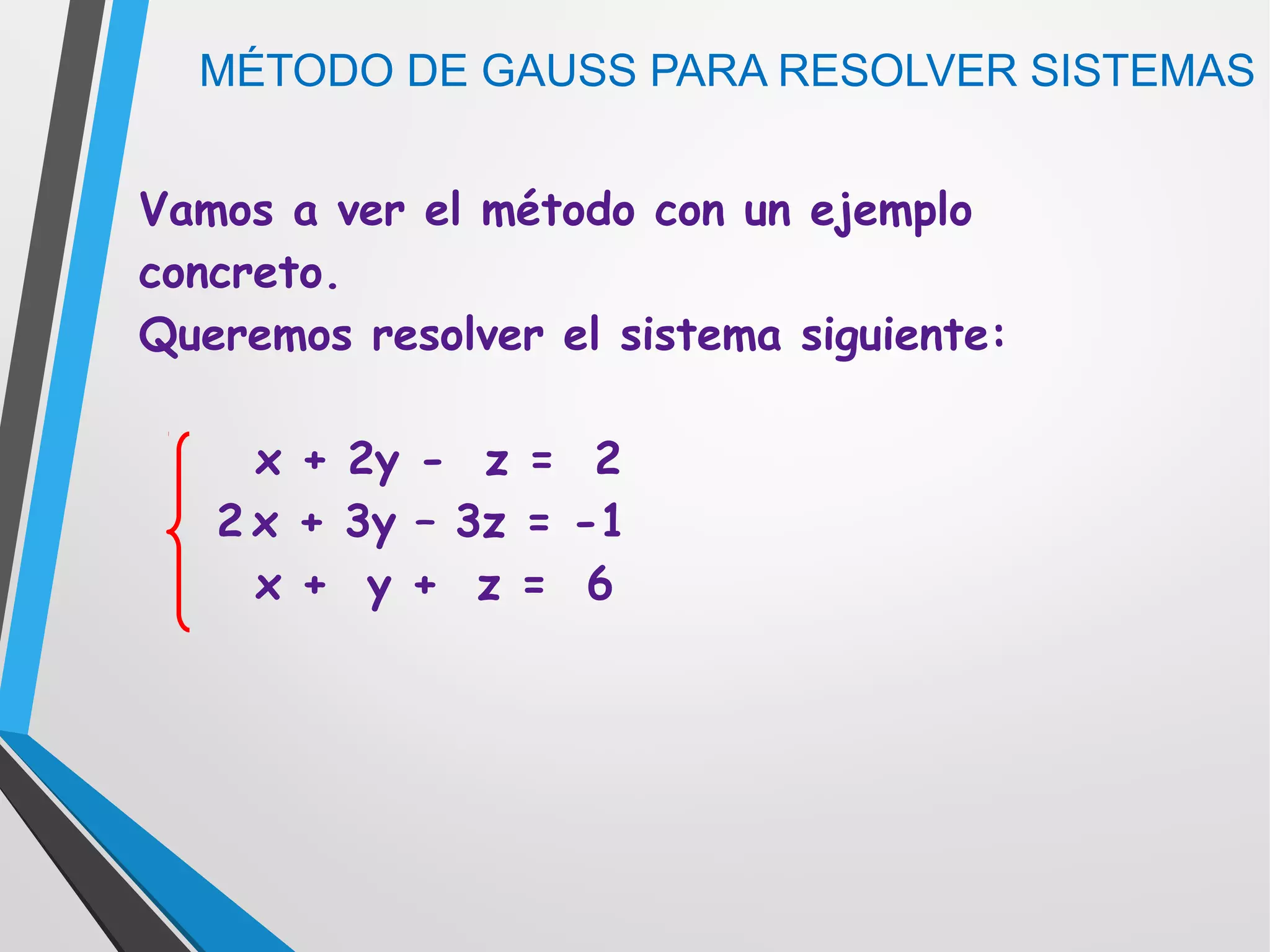 Metodo de gauss | ODP