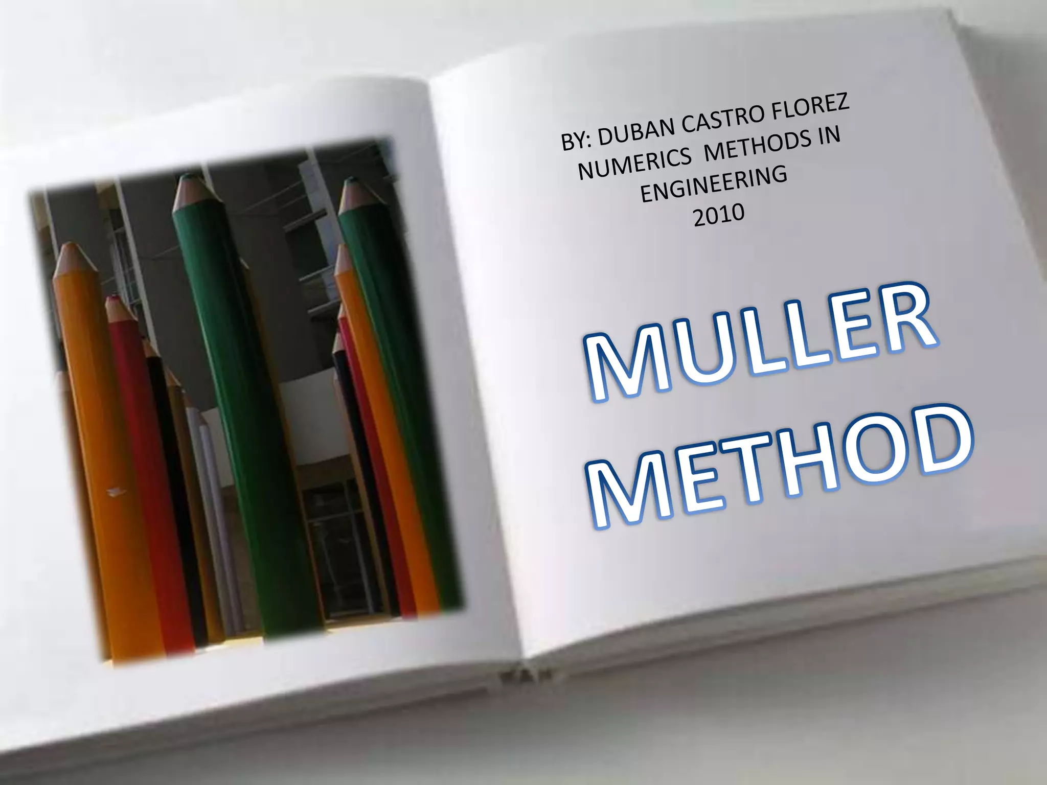Metodo de muller | PPTX