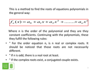 Metodo de muller | PPTX