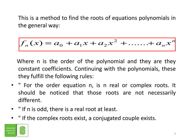 Metodo de muller | PPTX | Physics | Science