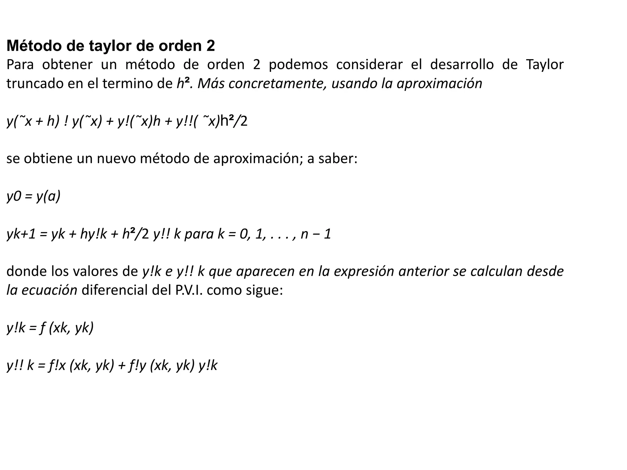 Metodo De Taylor | PPTX