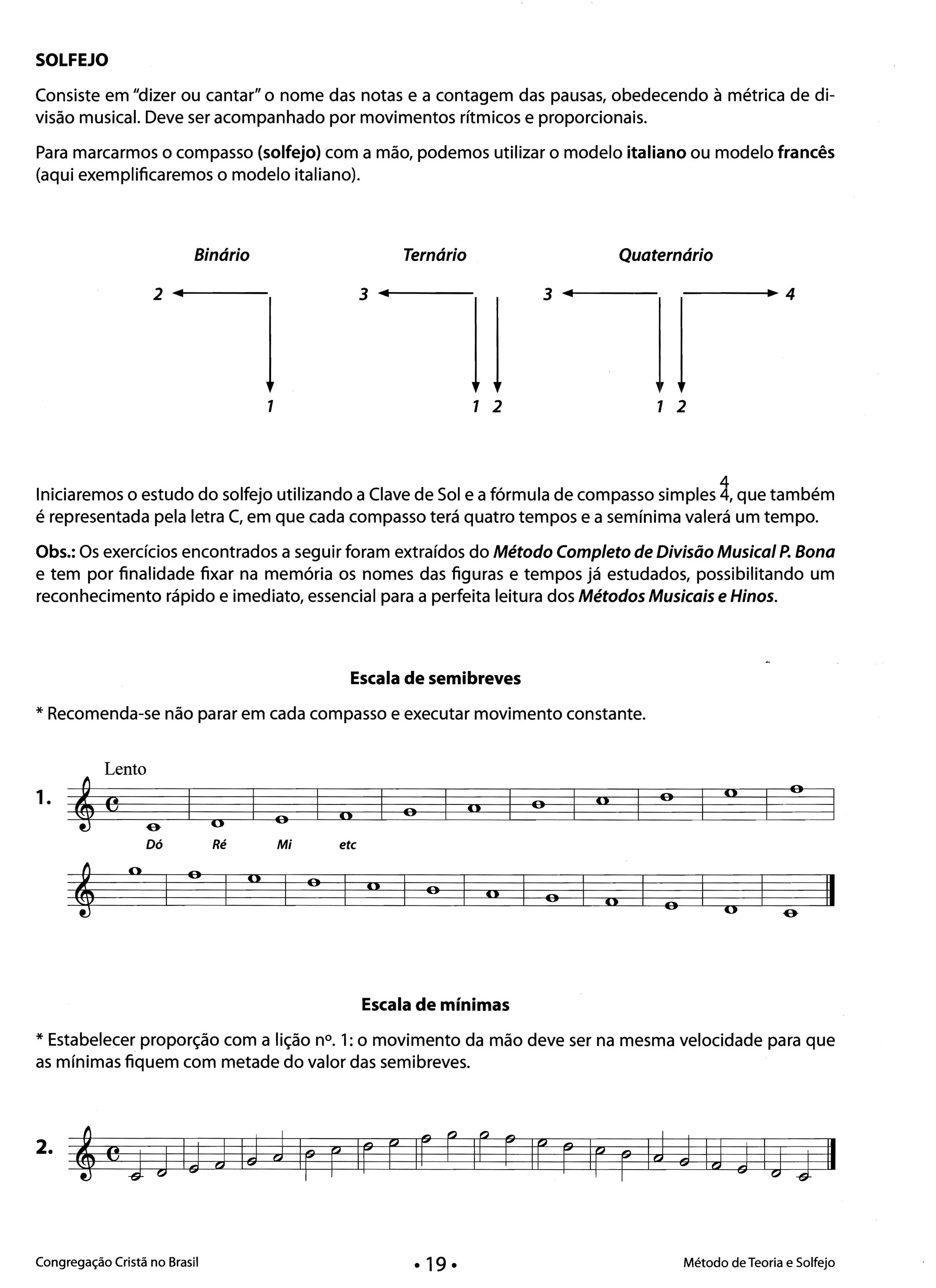 Metodo de teoria musical elementar e solfejo e bona ccb | PDF