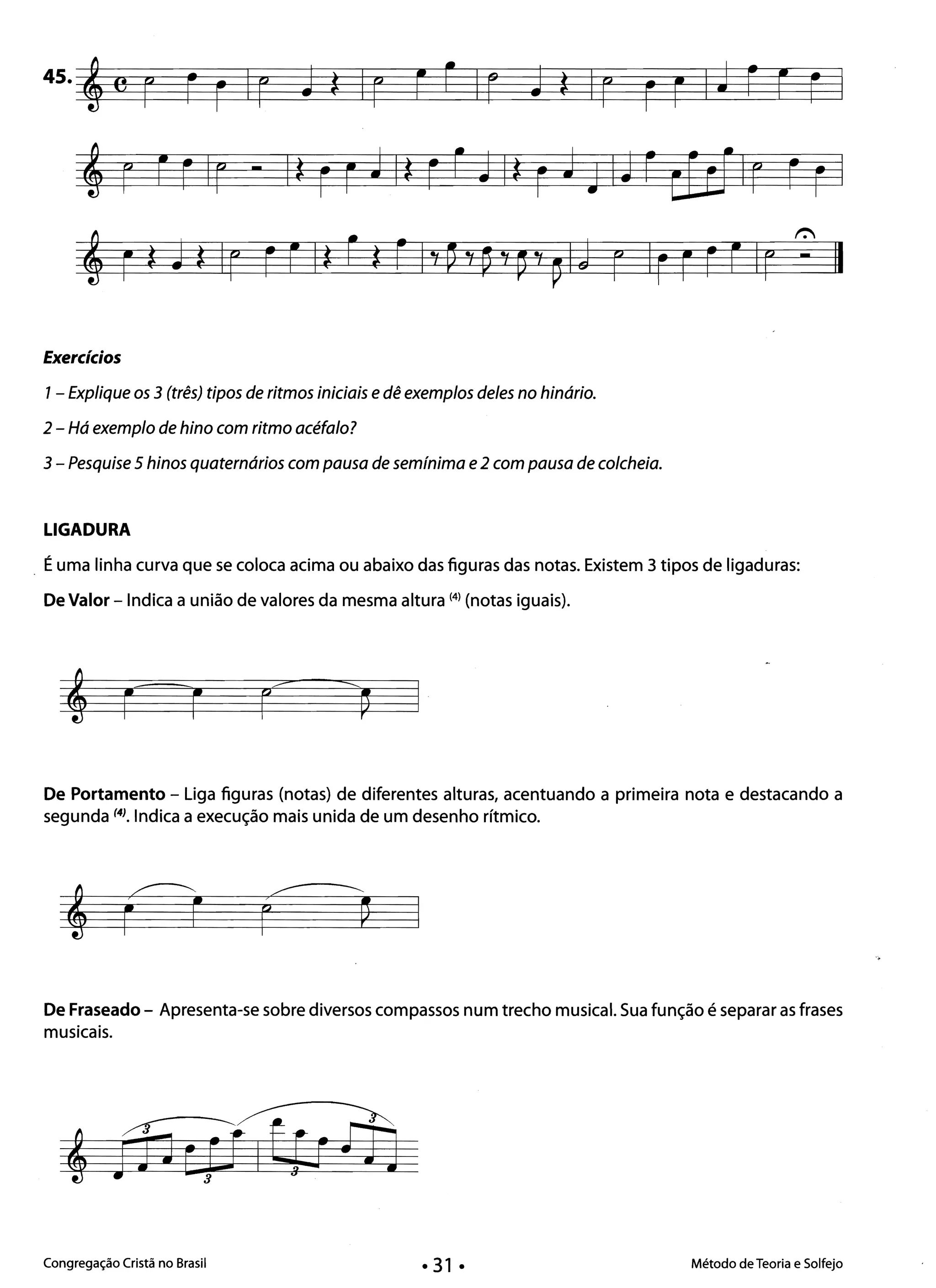 Metodo de teoria musical elementar e solfejo e bona ccb | PDF