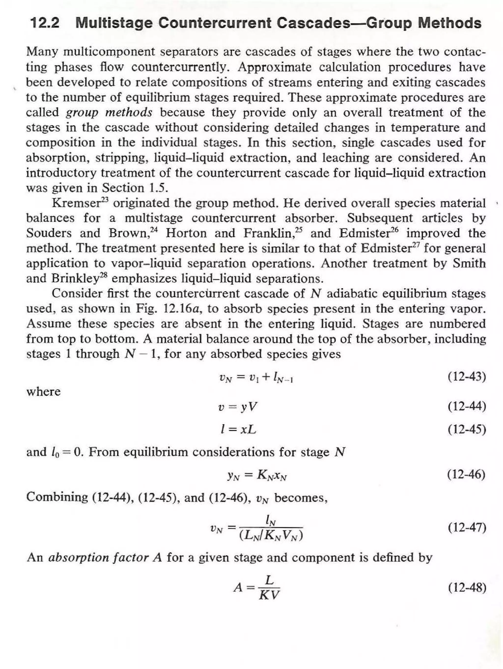 Metodod kremser liq liq extr | PDF