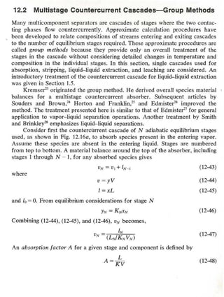 Metodod kremser liq liq extr | PDF