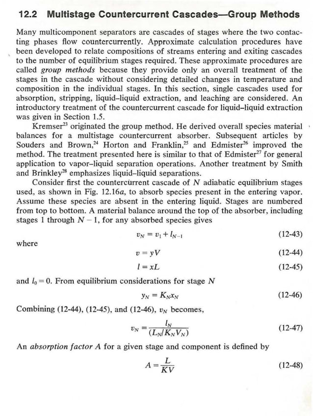 Metodod kremser liq liq extr | PDF