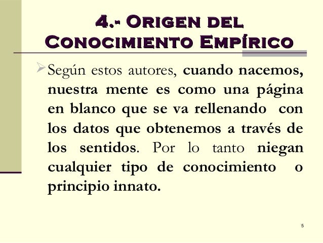 Definicion De Empirico