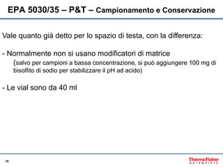 Metodo EPA 8260 | PPSX