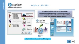 Método Ergo/IBV ( 1997-2017) | PPTX