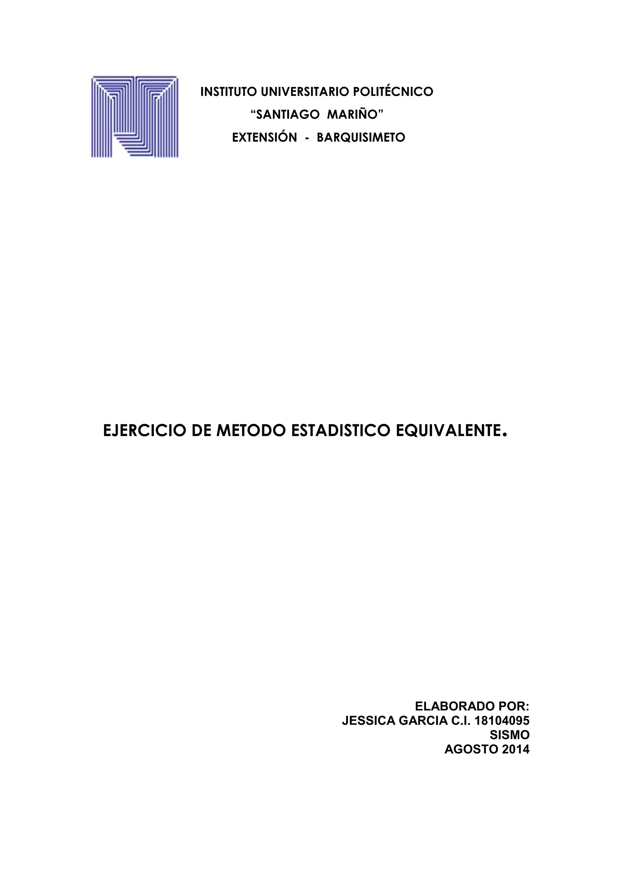 Metodo estatico equivalente jessica garcia | DOCX