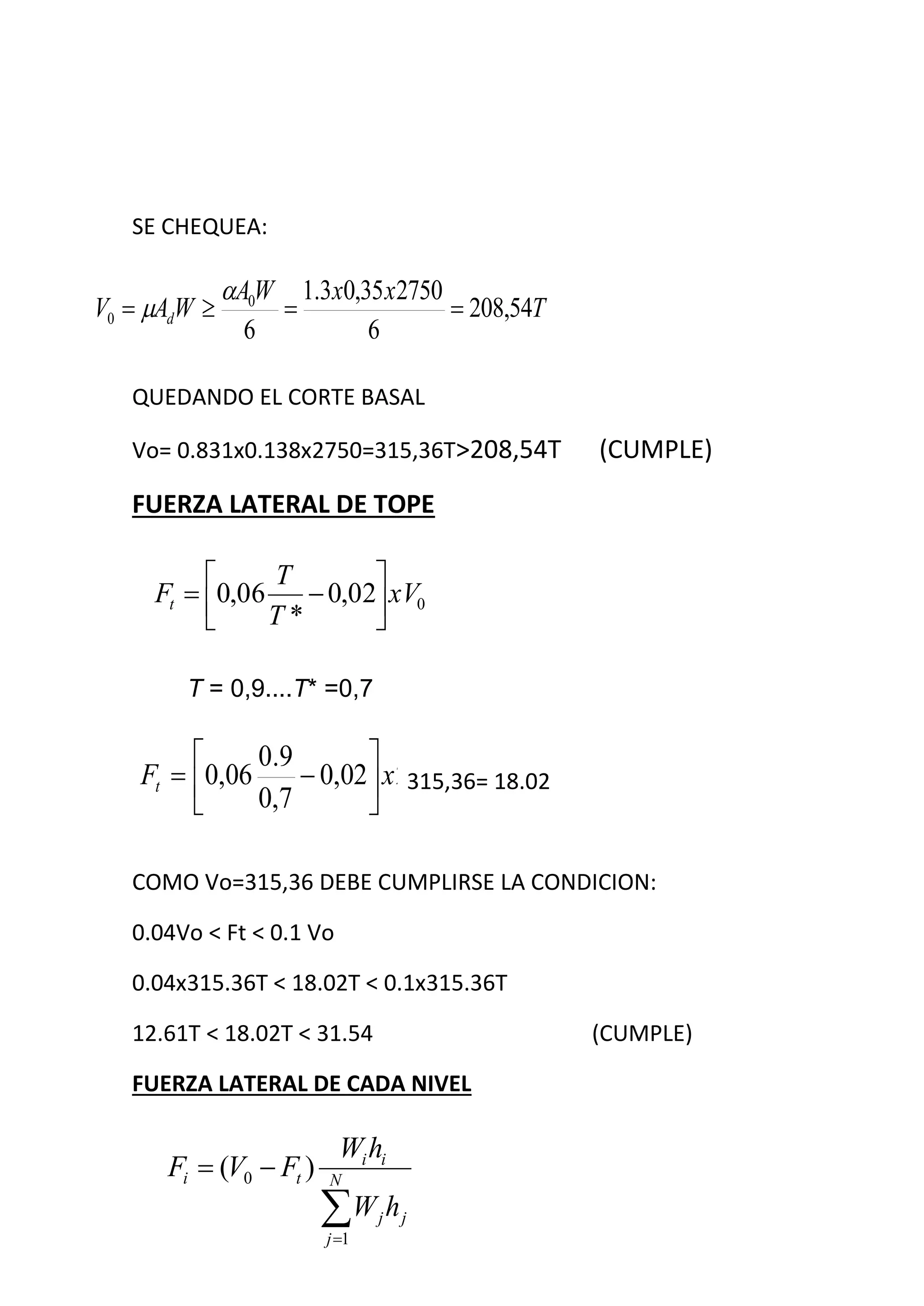 Metodo estatico equivalente jessica garcia | PDF