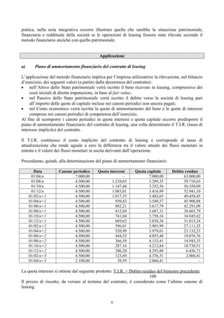 Metodo finanziario contratti leasing word 2402 | DOC | Home Financing ...