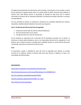 Metodología crmr | PDF