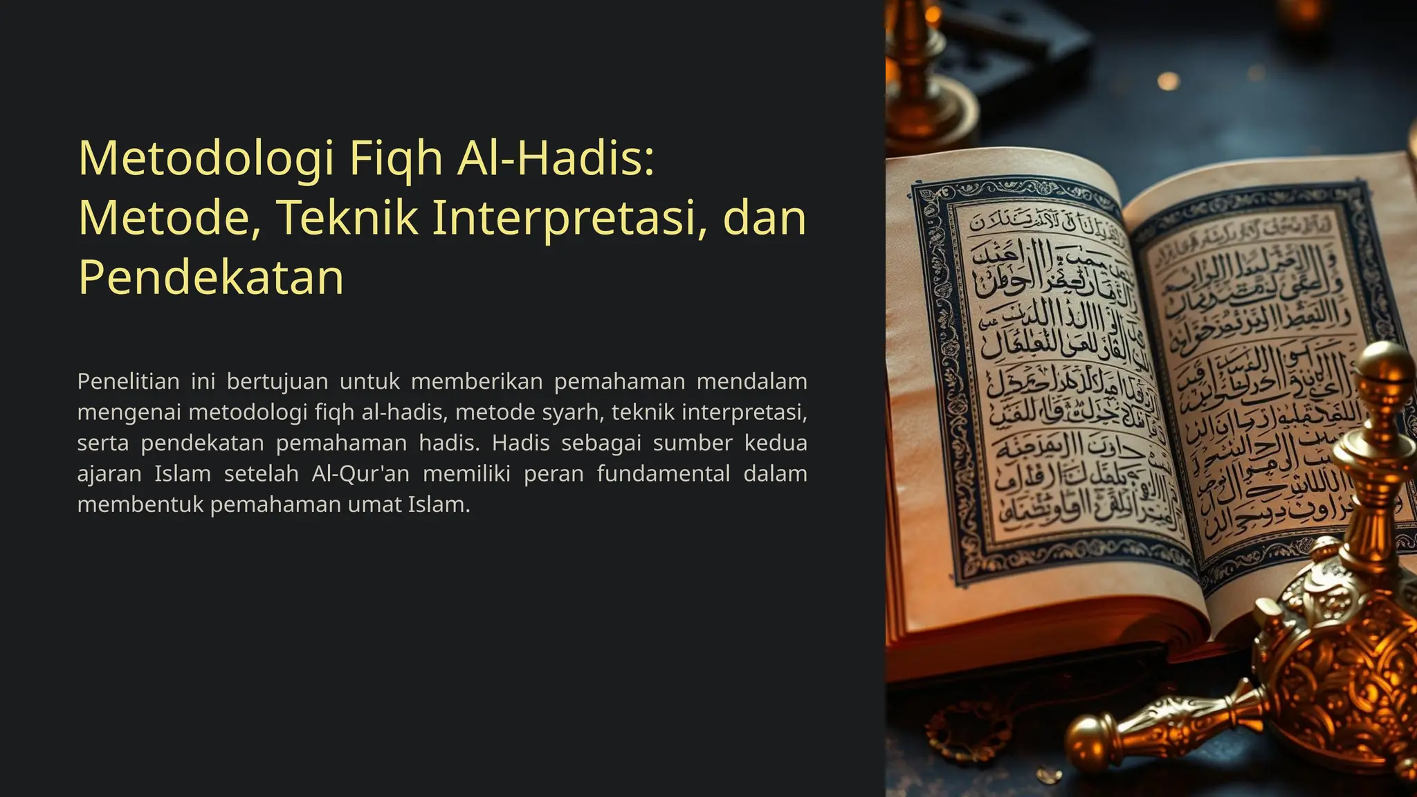 Metodologi-Fiqh-Al-Hadis-Metode-Teknik-Interpretasi-dan-Pendekatan.pptx