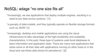 An Approach for RDF-based Semantic Access to NoSQL Repositories | PPTX | Databases | Computer ...